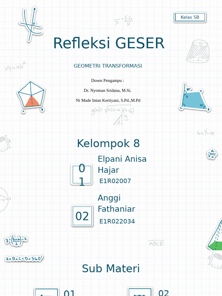 Fix BGT PPT GeometrI Transformasi Kelompok 8 | PDF