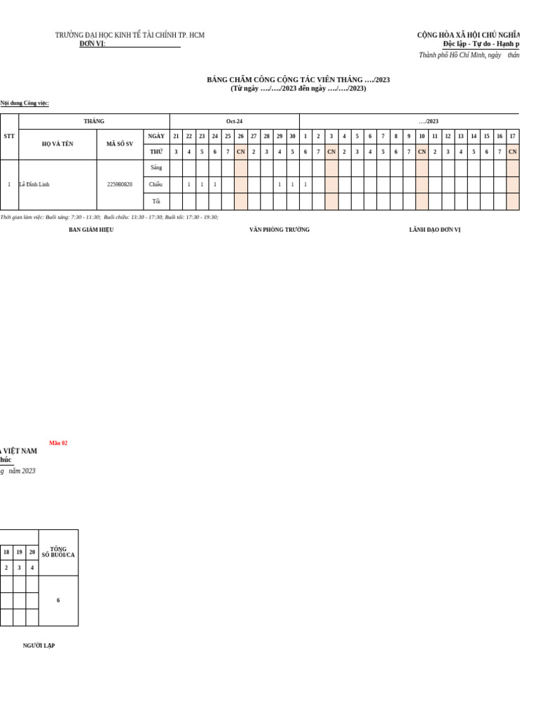 BM02-Gio Cong CTV (2) 2 | PDF