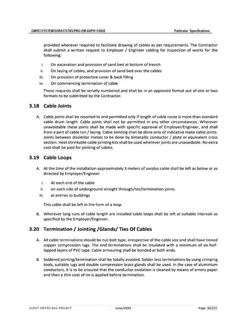 TDS of End Termination | PDF