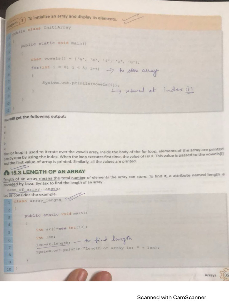 Arrays Programs MCQ | PDF