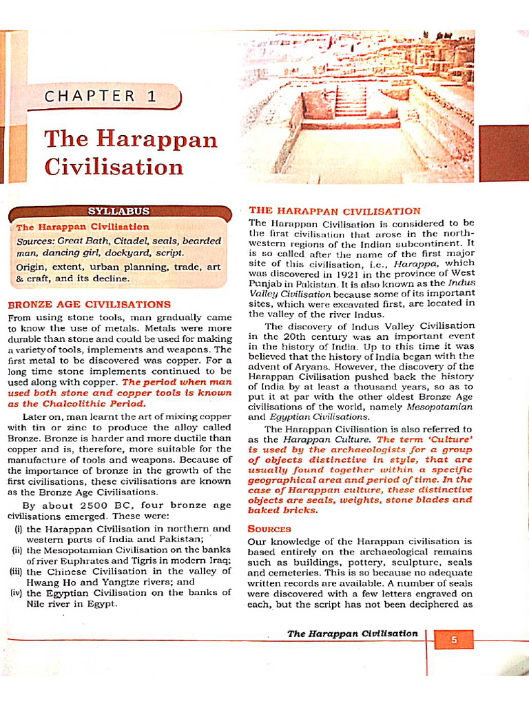 The Harappan Civilisation | PDF