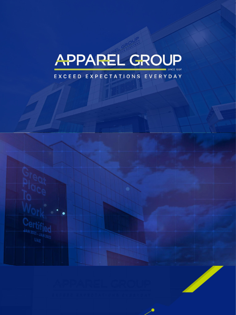 Apparel Group Company Profile Presentation - NEW - V11 | PDF | Brand ...