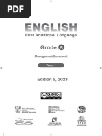 Grade 5 English Home Language ATP 2025 | PDF | Reading Comprehension ...