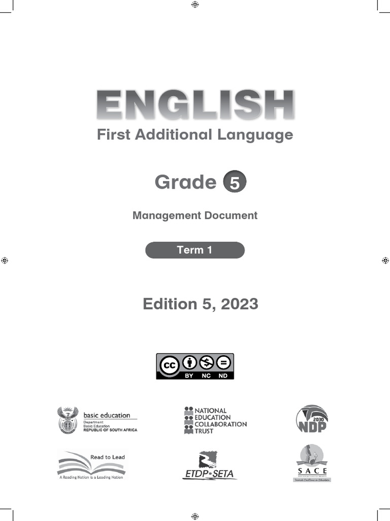 Grade 5 EFAL Term 1 Curriculum Guide | PDF | Reading Comprehension ...