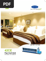Carrier 42CE Fan Coil Unit Overview | PDF | Carrier Corporation | Air ...