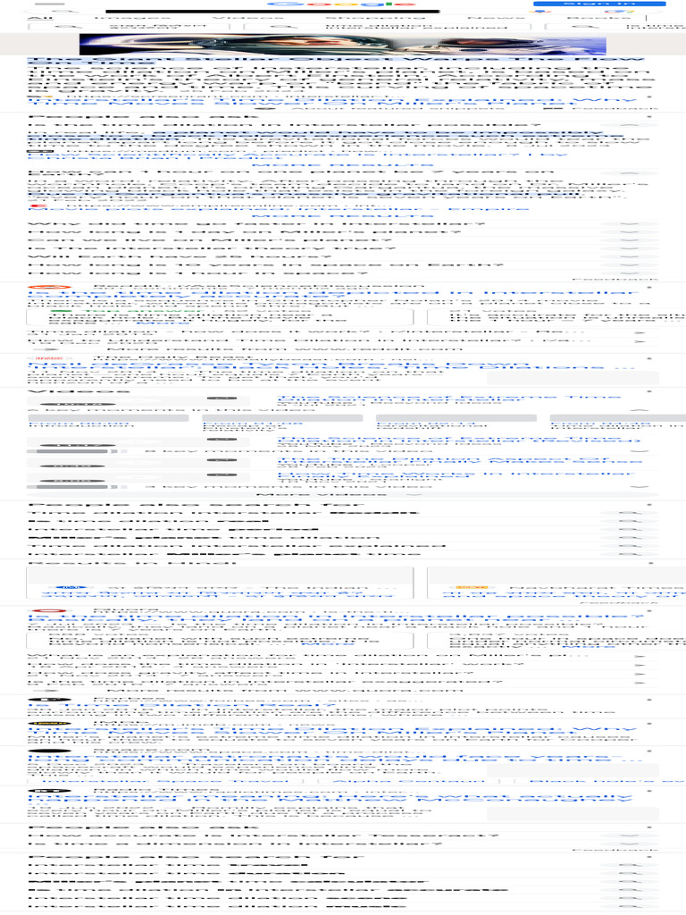 Time Dilation Interstellar - Google Search | PDF | General Relativity ...
