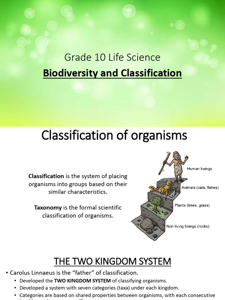 classification-ppt | PDF | Cell (Biology) | Sexual Reproduction