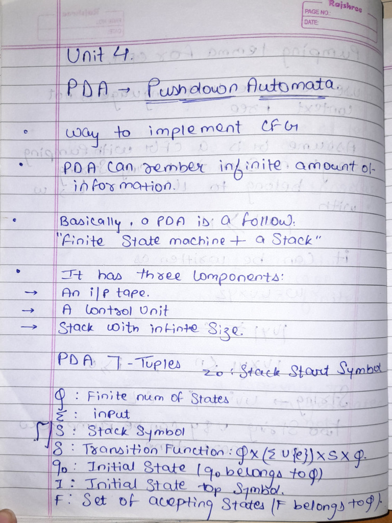 Toc Unit-04 Notes | PDF