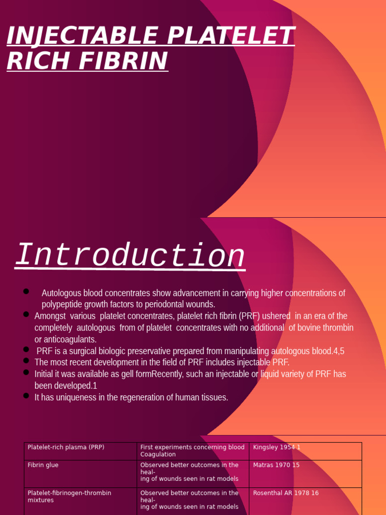 PERIO PPT | PDF | Platelet | Coagulation