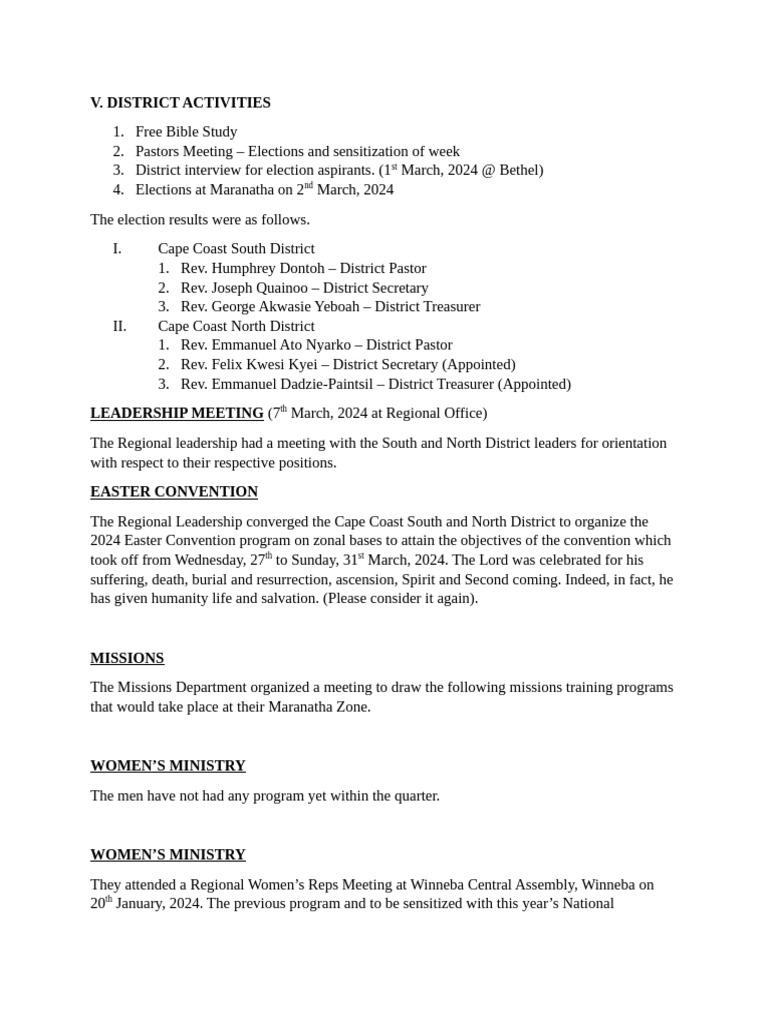 2024 FIRST QUARTER REPORT | PDF