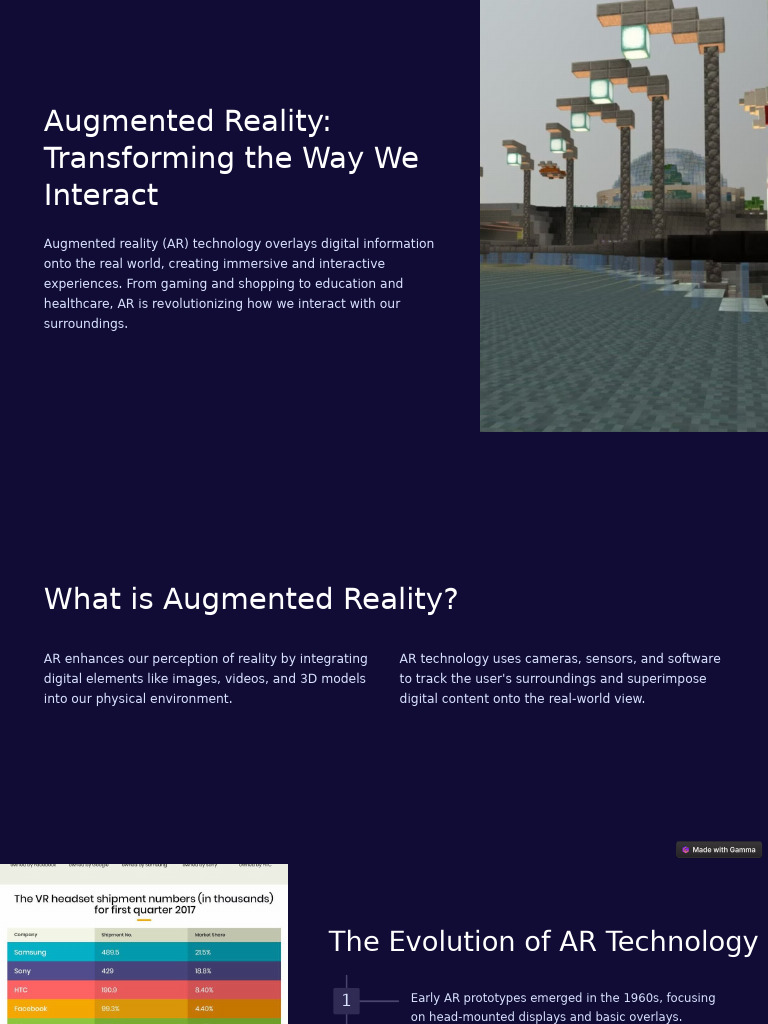 Augmented Reality Transforming The Way We Interact | PDF | Augmented ...