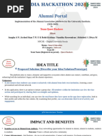 Smart India Hackathon Project Sample Report | PDF | Cyberspace | Software