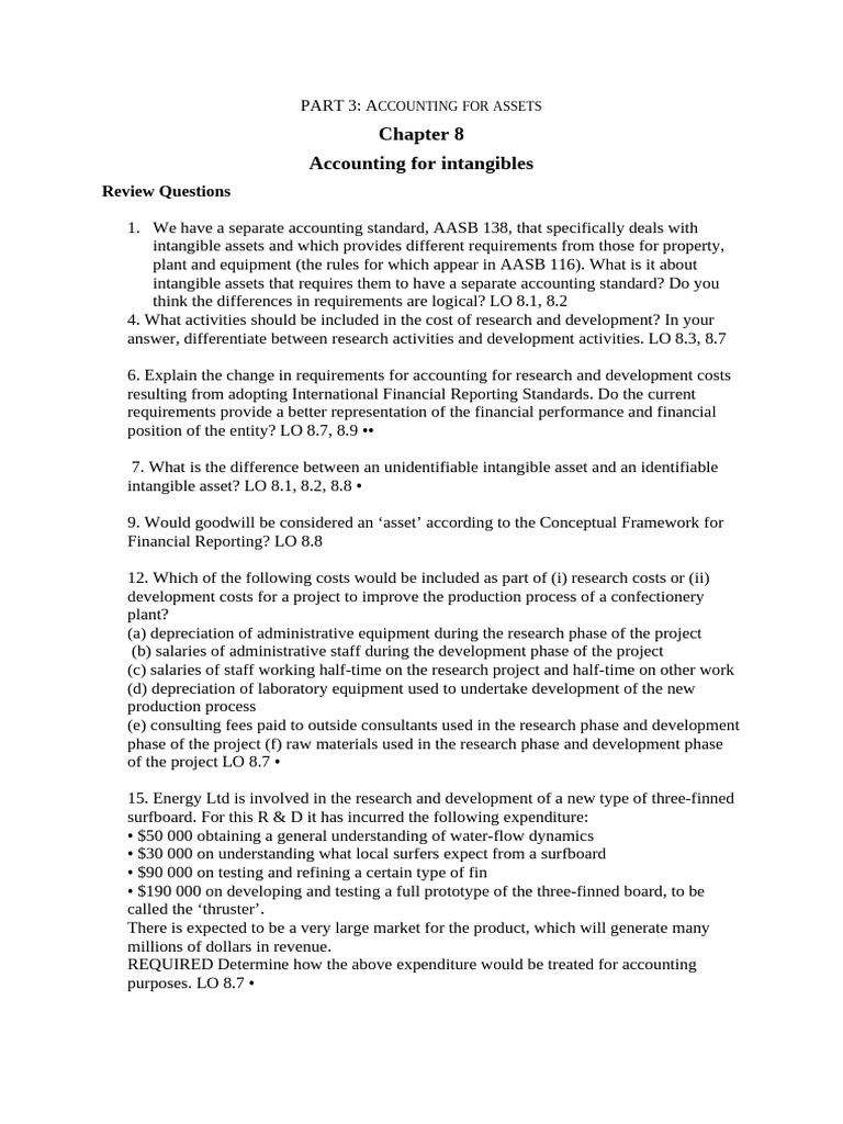 WEEK 8 Tutorial Questions | PDF | Goodwill (Accounting) | Fair Value