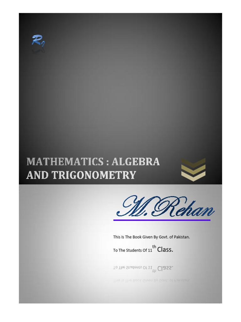 Algebra and Trigonometry | PDF | Numbers | Trigonometry