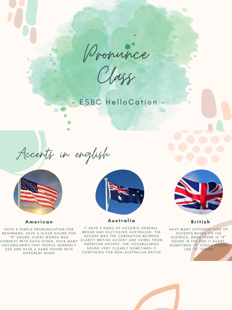 Pronunce Class (Student) | PDF | Languages | Foreign Language Studies