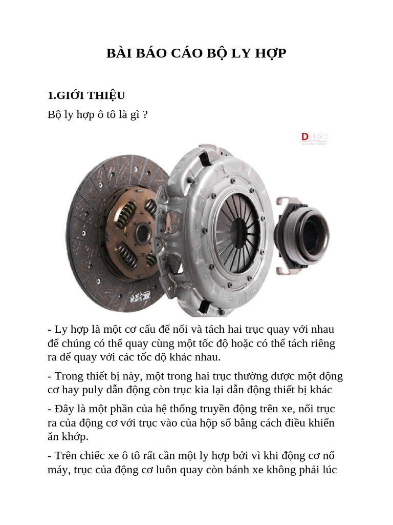 Bài Báo Cáo B Ly H P | PDF