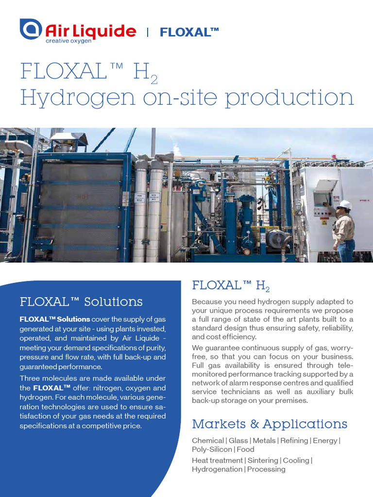 Floxal Hydrogen Product Sheets en LR | PDF | Hydrogen | Methanol