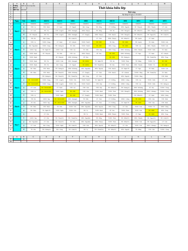 TKB Sang Chieu 2-10-2023 | PDF