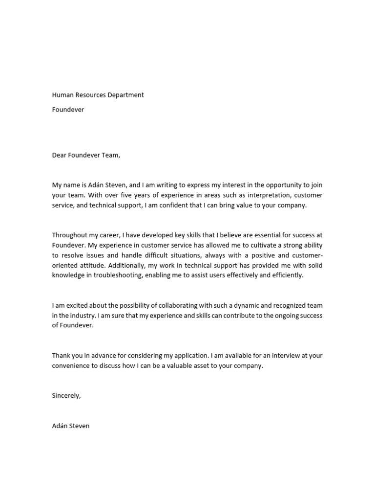Letter- Adam | PDF