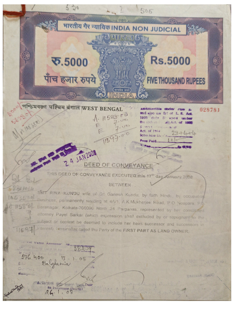 Deed of Conveyance | PDF