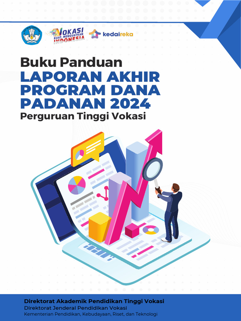 Panduan Laporan Akhir Program Dana Padanan Vokasi Tahun 2024 | PDF