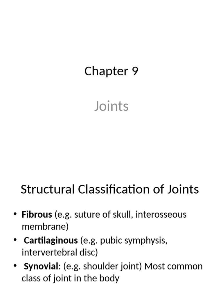 Chapter 9 Joints 2021 | PDF | Anatomical Terms Of Motion | Knee Chapter 9 Joints 2021 | PDF | Anatomical Terms Of Motion | Knee