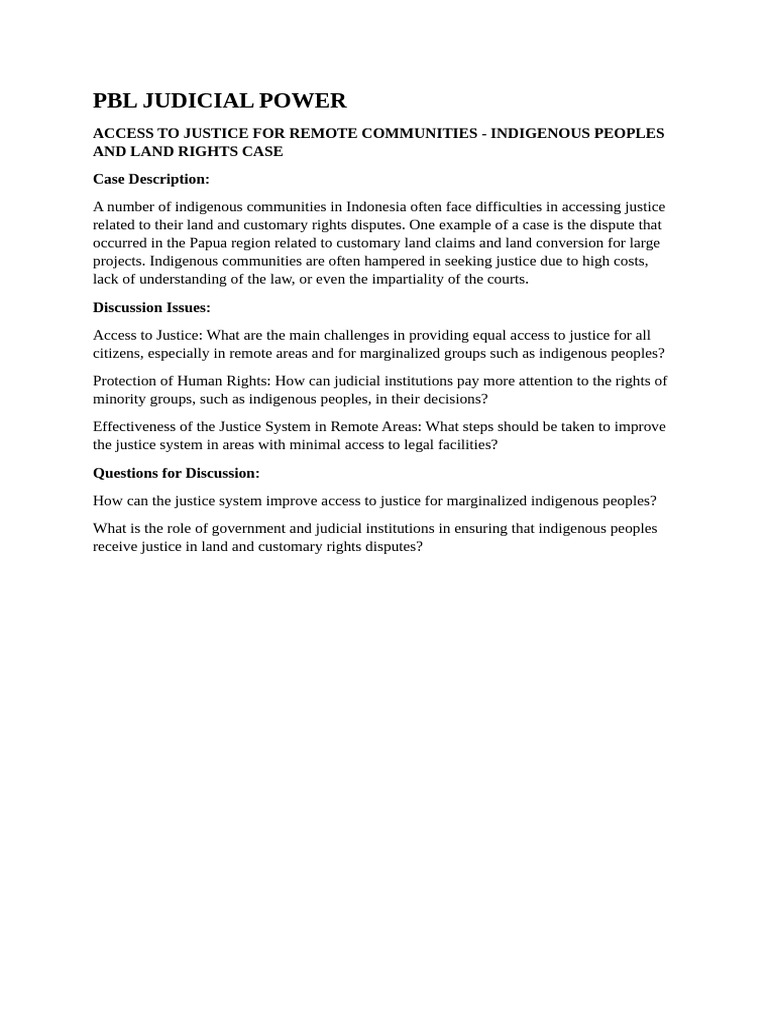 PBL Judicial Power | PDF