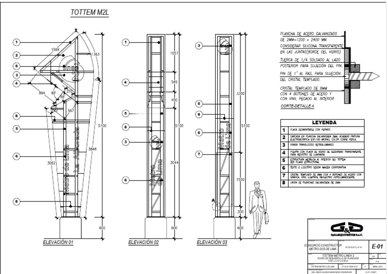 1.plano TML 2 Rev.01 Arquitectura-E-01 | PDF | Tránsito rápido | Transporte ferroviario eléctrico