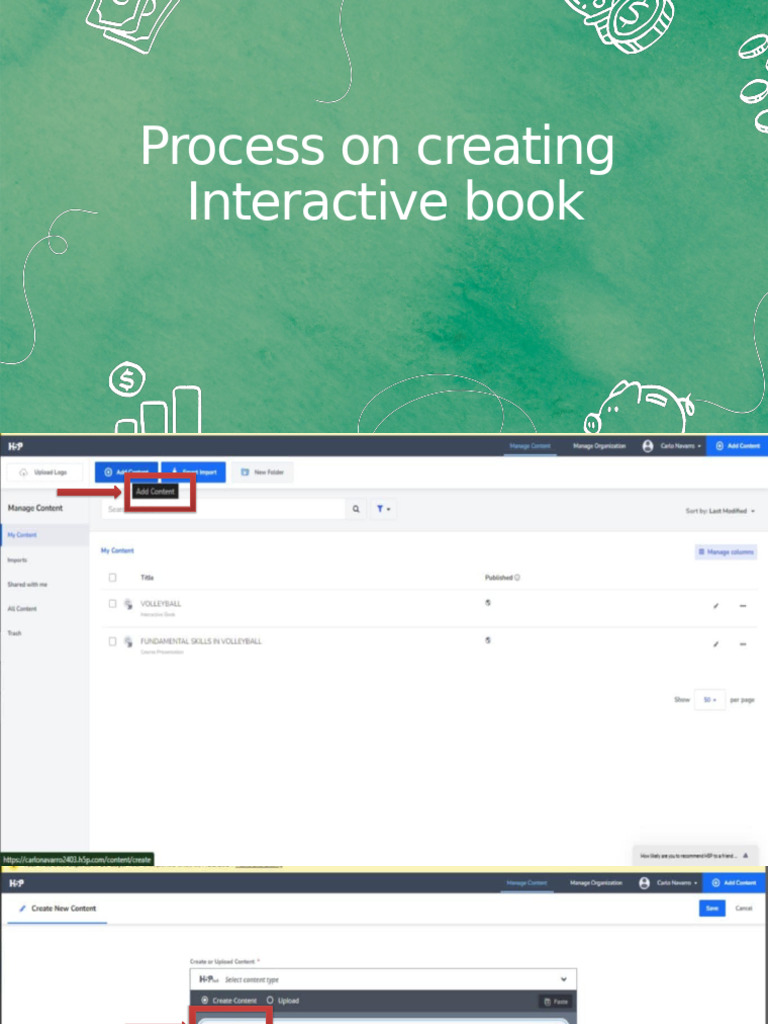 How to Create an Interactive Book | PDF