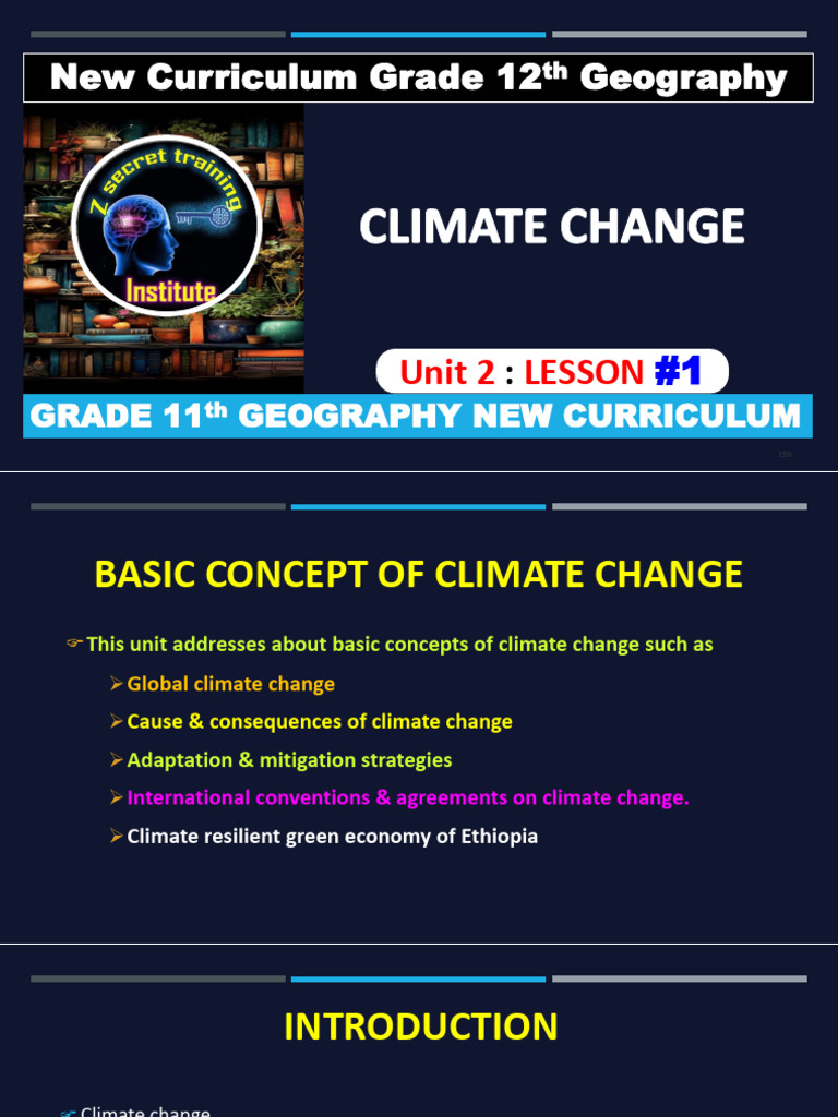 Grade 12 Geography Unit 2 | PDF | Climate Change | Particulates