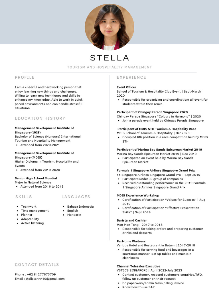 Stella Resume | PDF