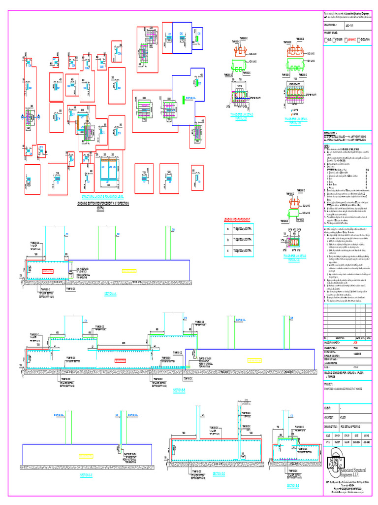 R3 SECTION FOUNDATION LAYOUT-Model | PDF