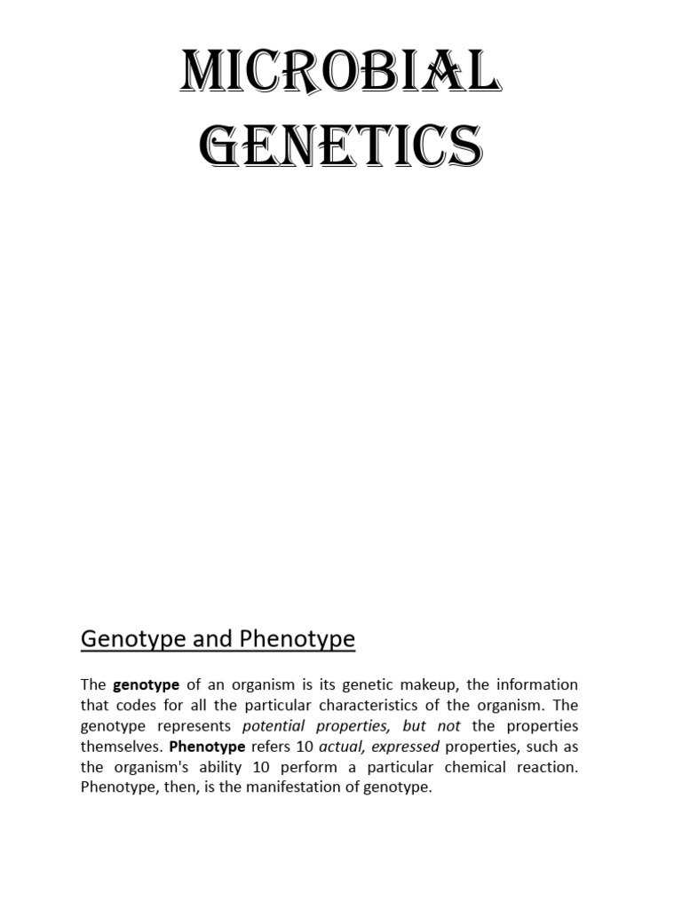 Microbial Genetic Science | PDF | Plasmid | Transformation (Genetics)