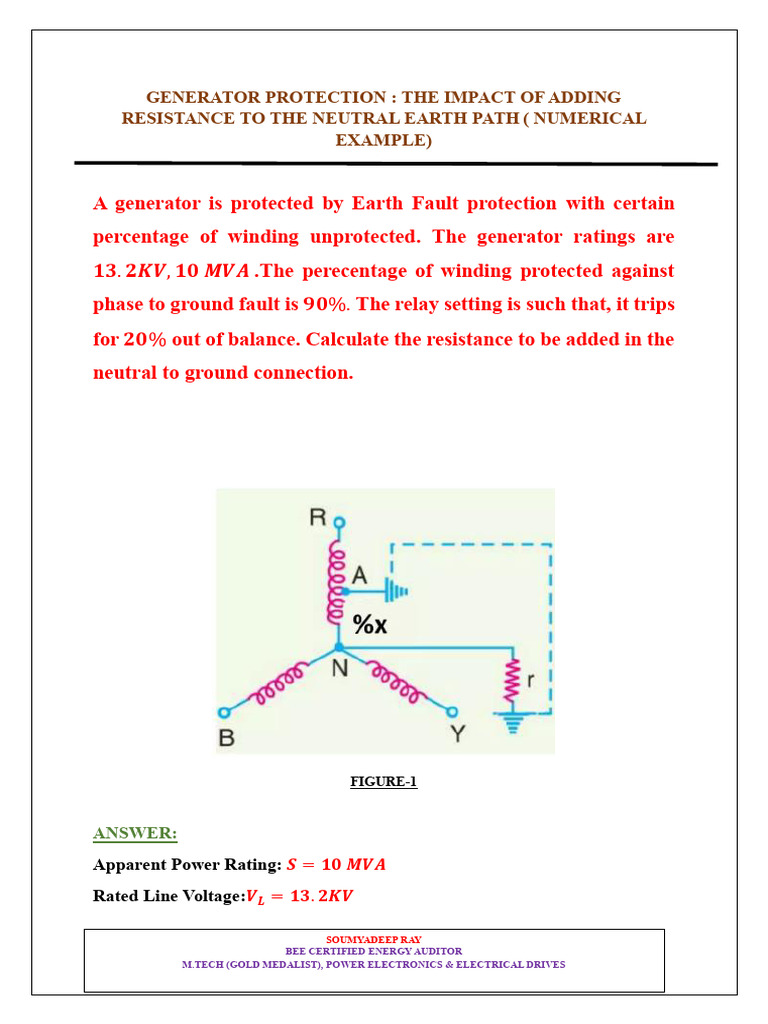important NER NGR calculation | PDF