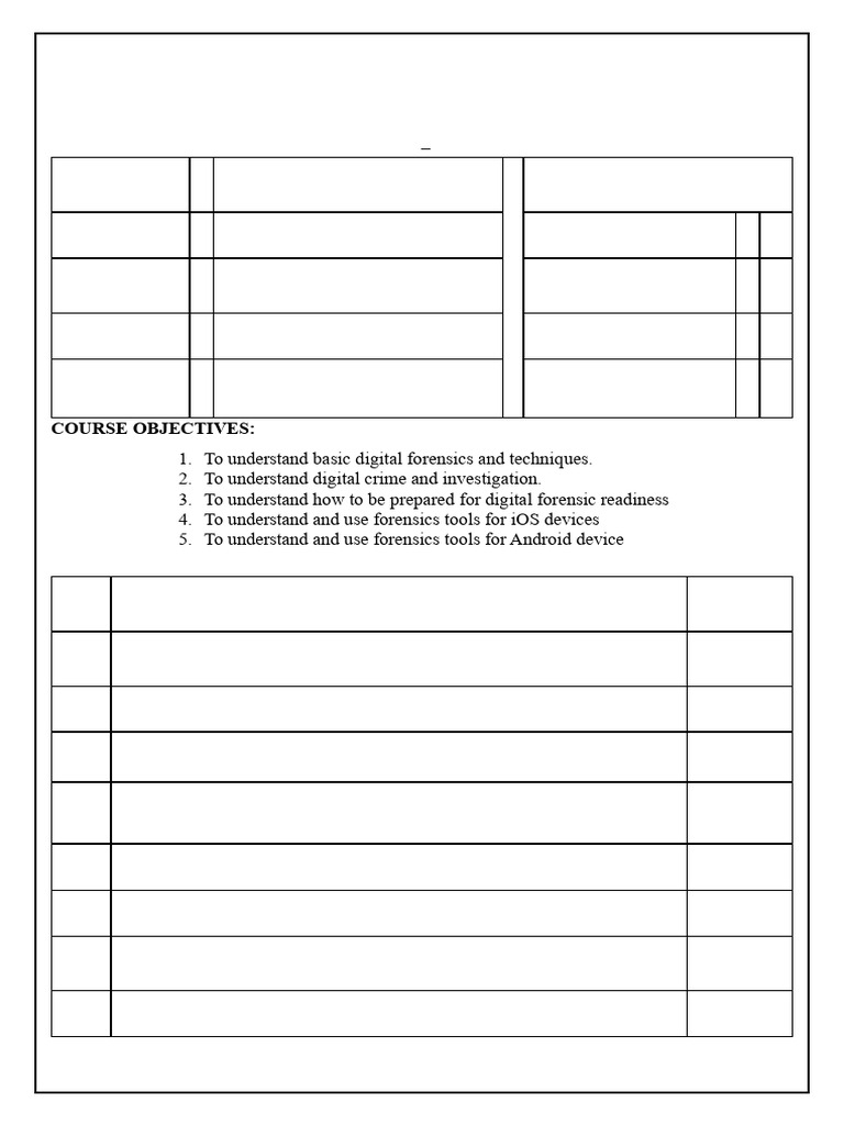 DIGITAL AND MOBILE FORENSICS Lab Manual | PDF | File System | Computer File