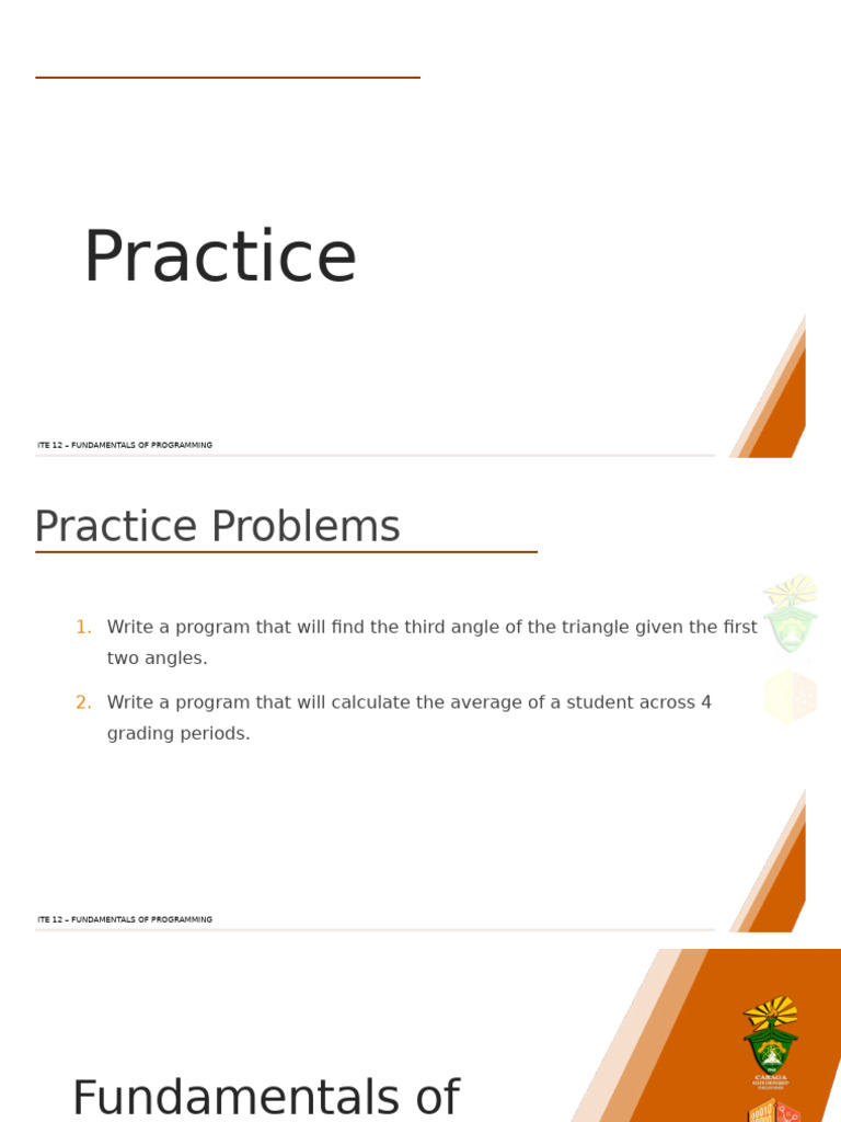 The C Fundamentals | PDF | Arithmetic | Computer Programming