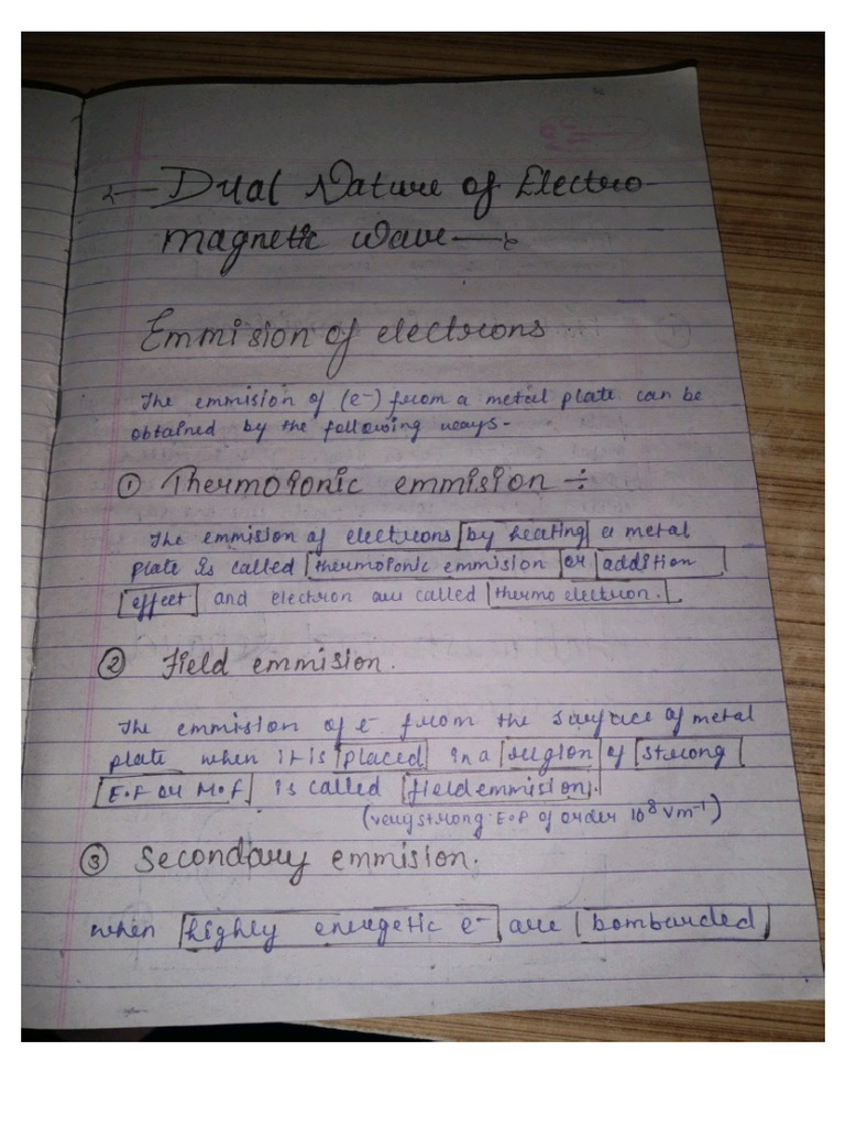Dual Nature of Electromagnetic Wave | PDF