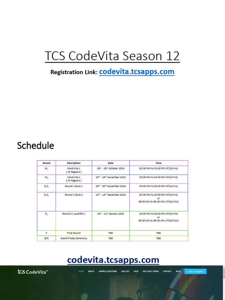 TCS CodeVita Season 12 | PDF