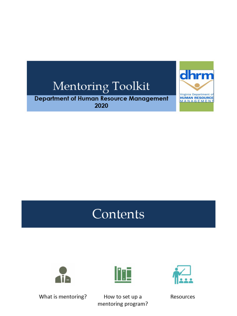 mentoring-toolkit | PDF | Mentorship | Employee Retention
