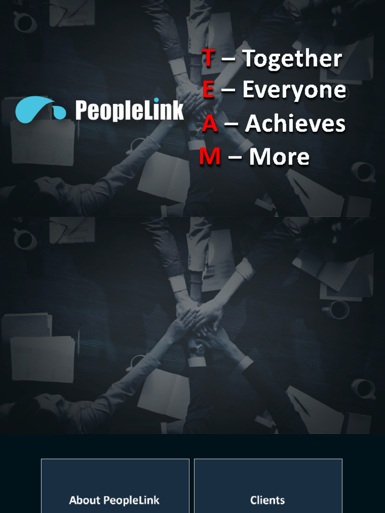 Company PROFILE - Peoplelink | PDF | Microphone | Hdmi