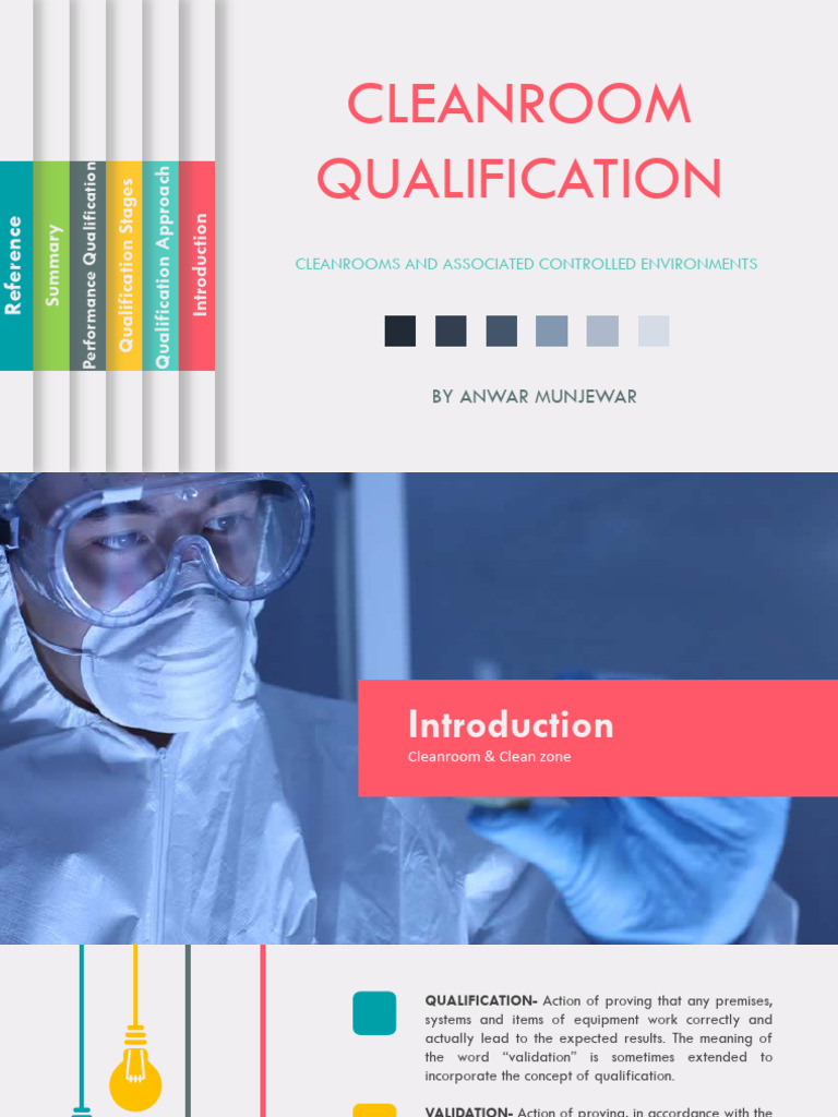Cleanroom Qualification | PDF | Verification And Validation ...