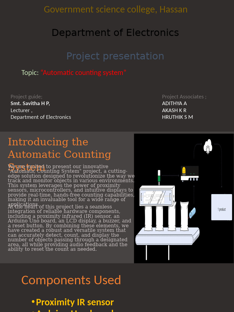 Introducing The Automatic Counting System Presentation Demo 1 | PDF ...
