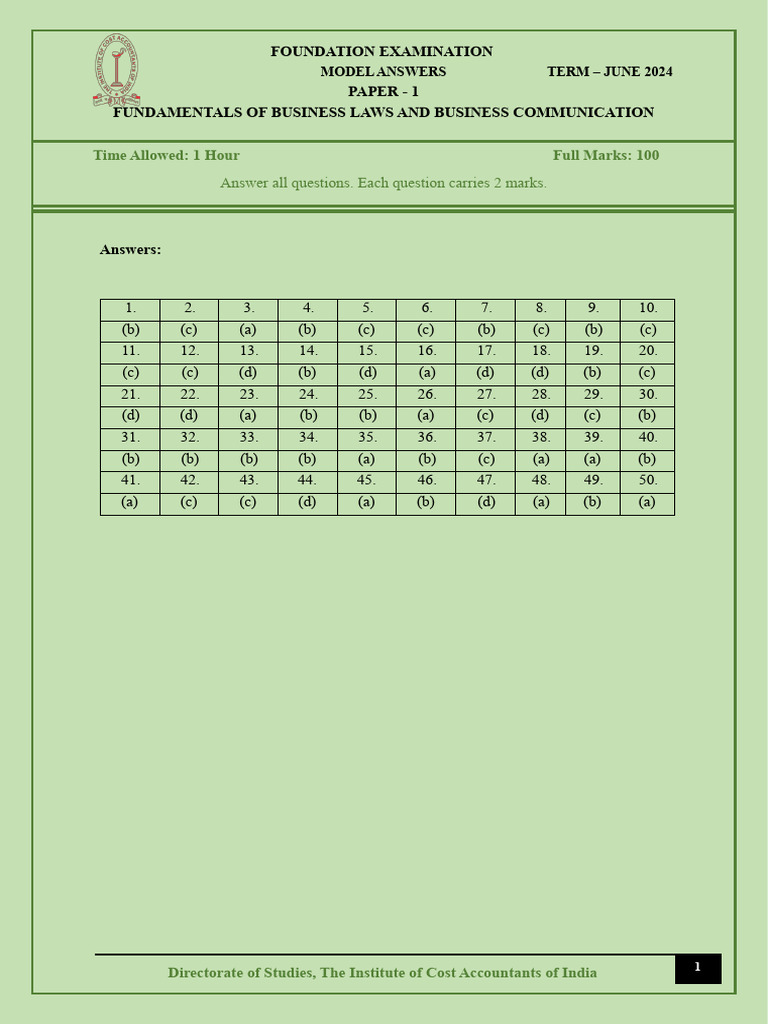 MQP Paper 1 June24 Syllabus2022 Ans (2) | PDF