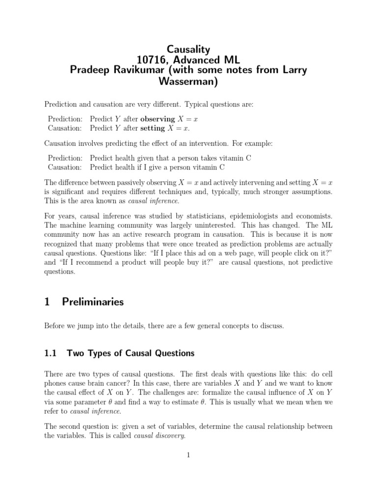 Causality | PDF | Causality | Statistics