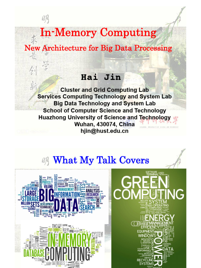 Hai Jin | PDF | Computer Data Storage | Computer Memory