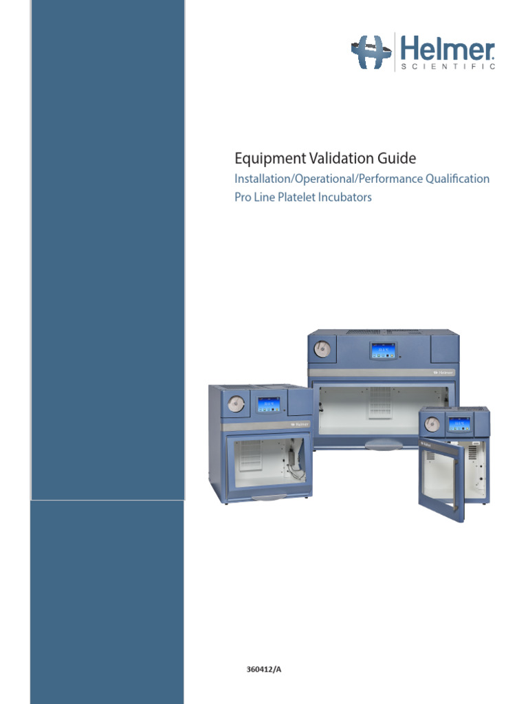 Pro Platelet Incubator Validation Guide 360412 | PDF | Verification And ...