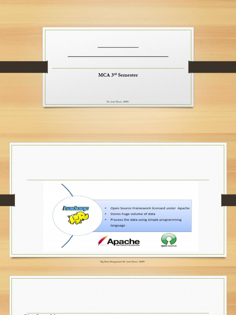 Module - 1-Part II | PDF | Apache Hadoop | Big Data