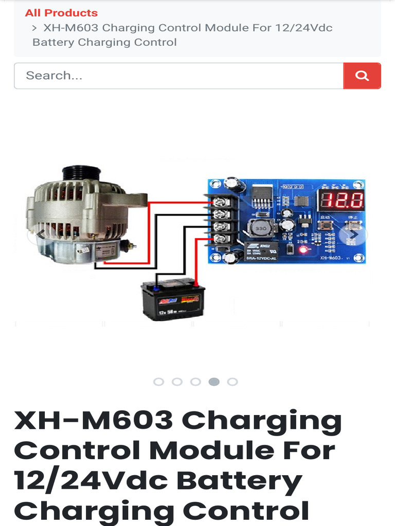 XH-M603 Charging Control Module | PDF