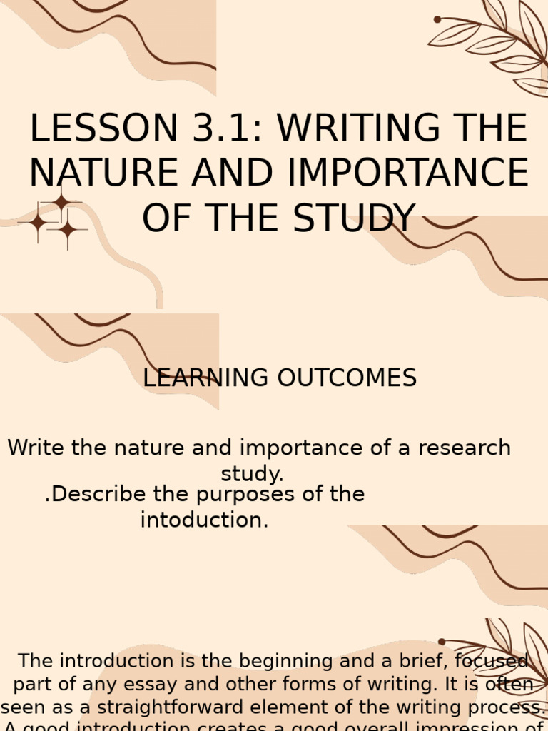 Lesson-3.1-REPORT | PDF | Knowledge | Essays Lesson-3.1-REPORT | PDF | Knowledge | Essays