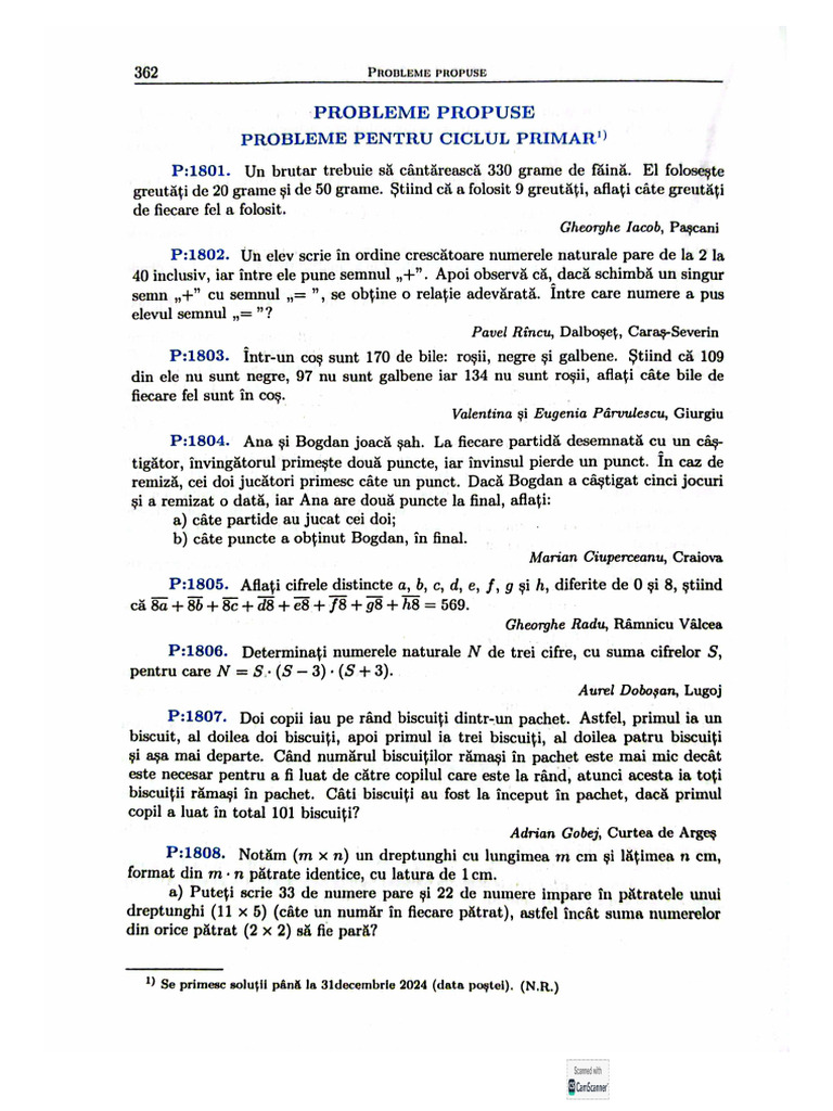 GM 6-7-8 2024 Probleme Propuse | PDF